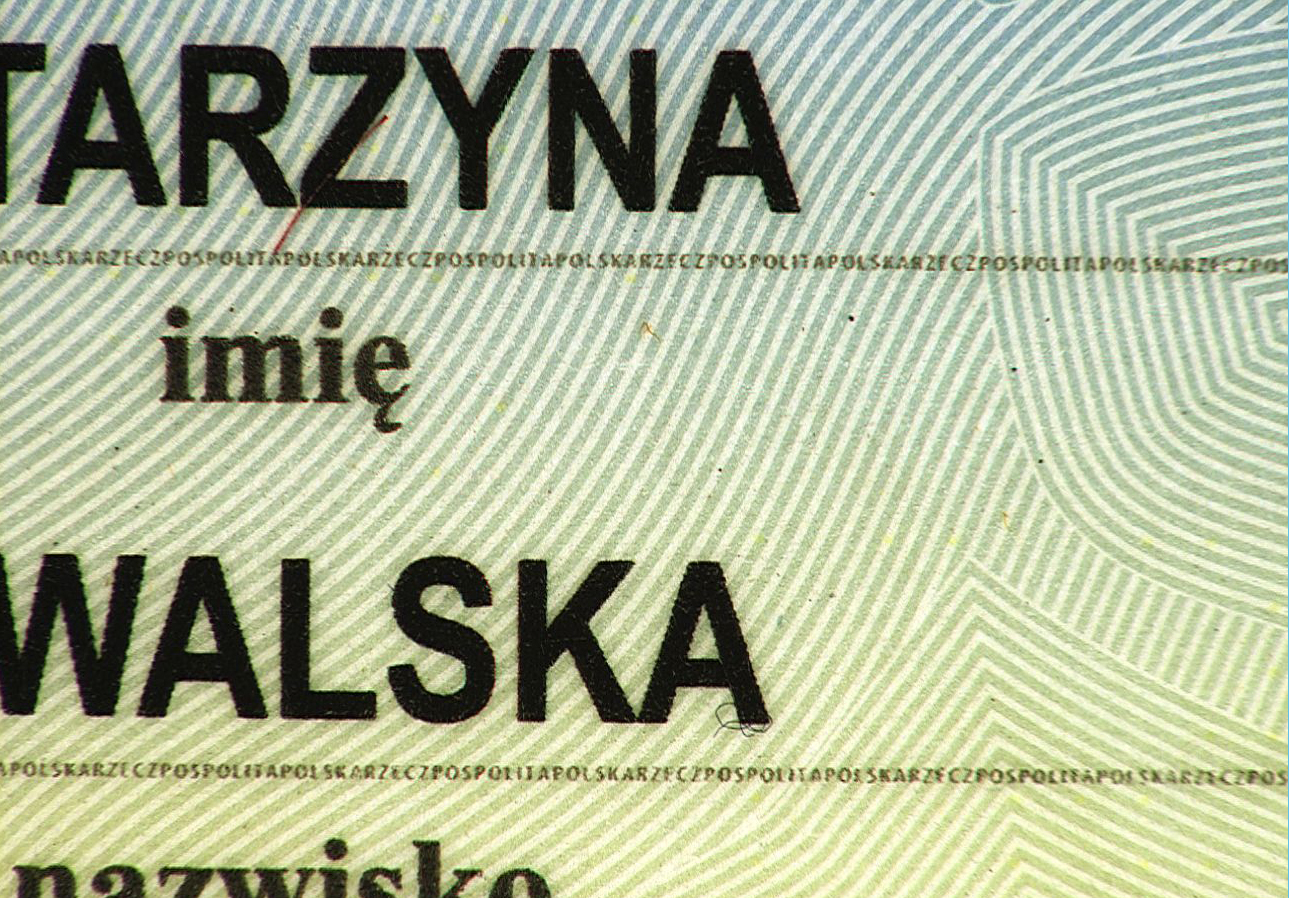 Wzór legitymacji służbowej - BIP - Agencja Bezpieczeństwa Wewnętrznego